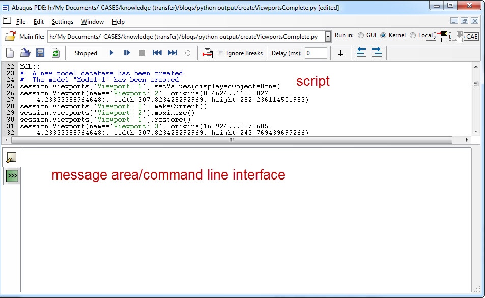 Automate Post Processing In Abaqus Using Python Scripting
